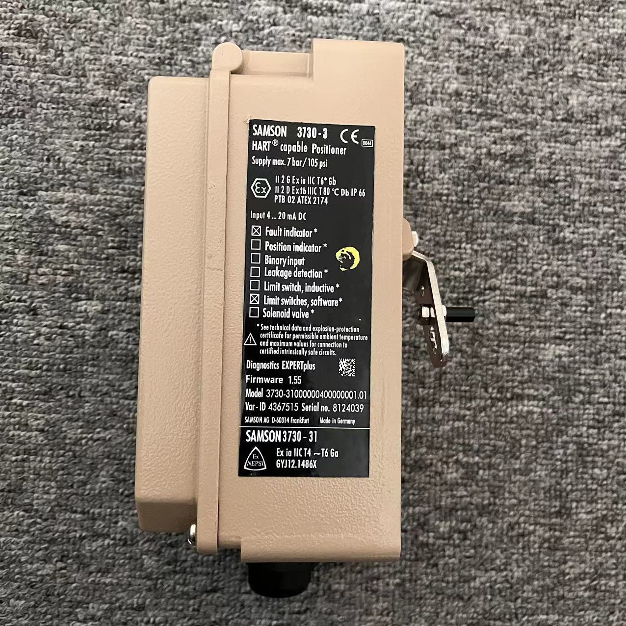 Samson 3730-3 Posicioner elektro-pneumatik 3730-30000000400000000.01 ...